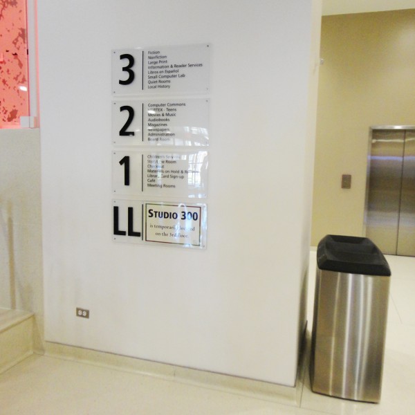 Wayfinding Series Part 1 of 4: Using Library Signs Effectively