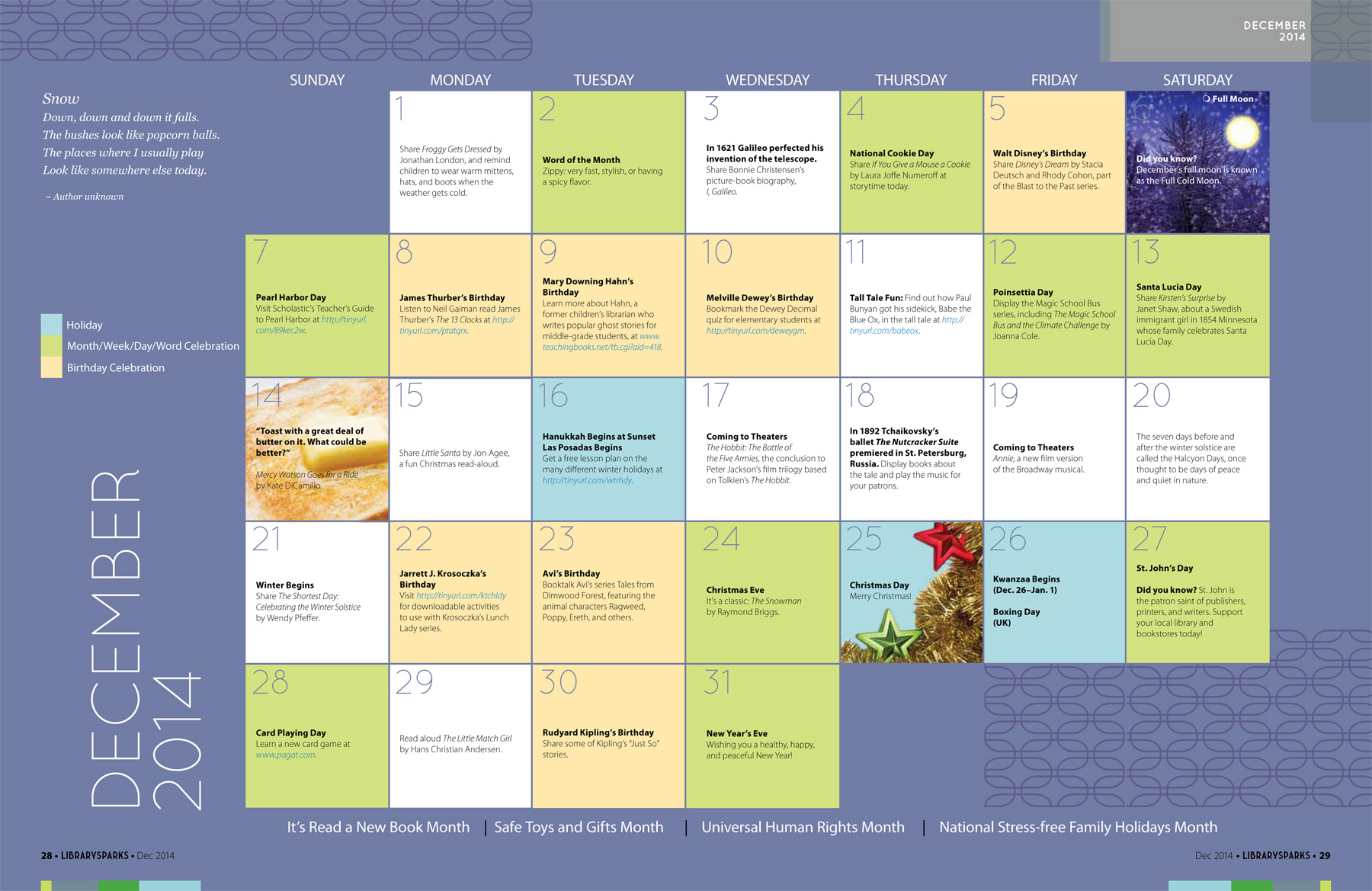 Holiday Activities for Kids — December