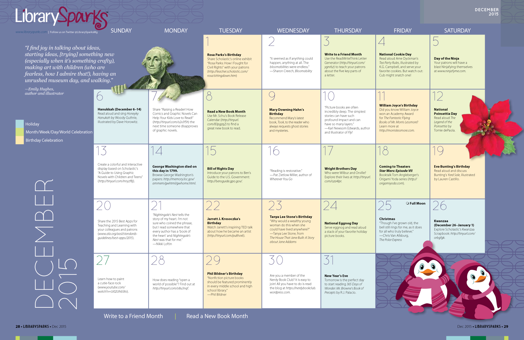 December Activities for Schools & Libraries