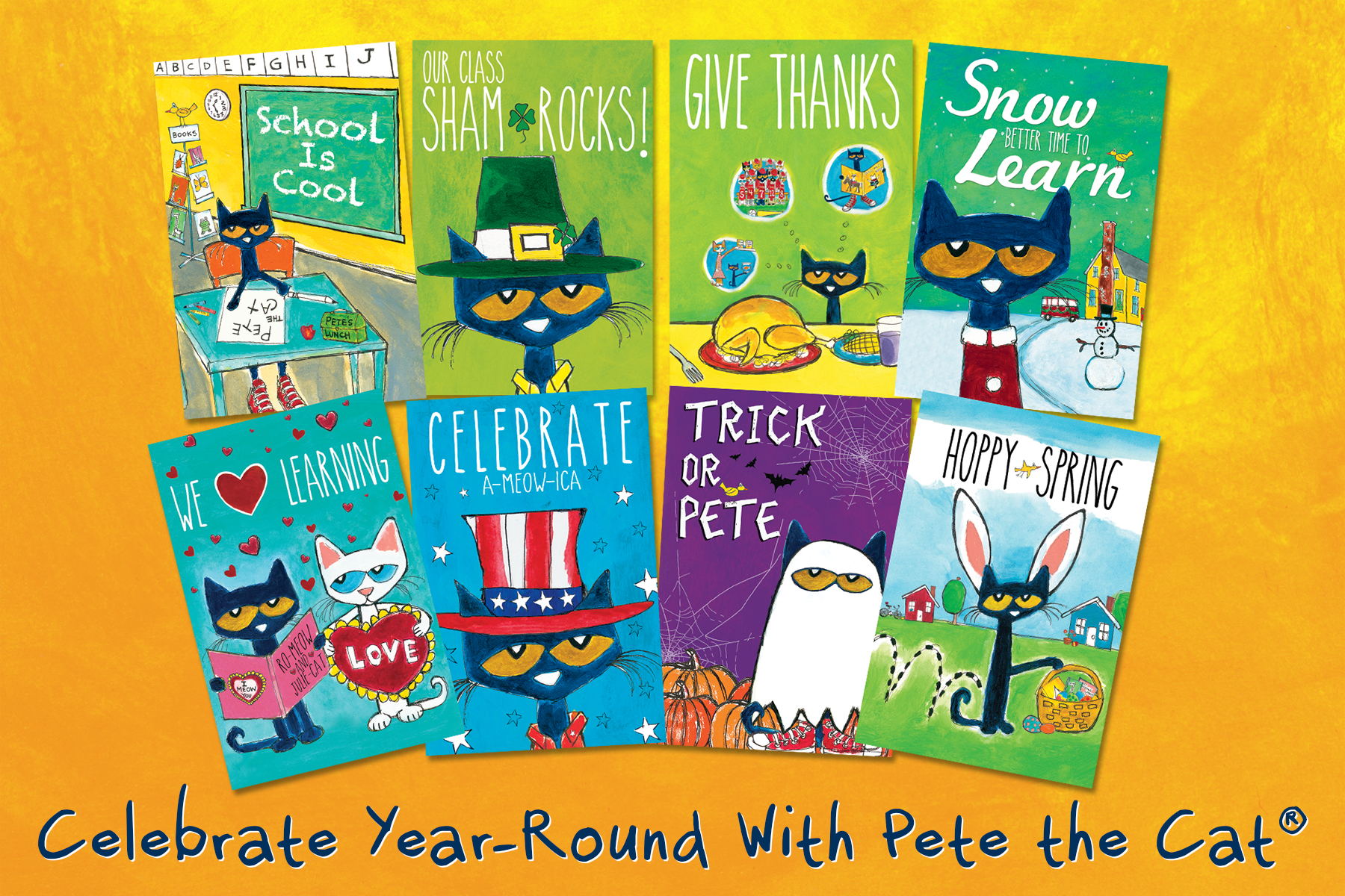 Celebrate with Pete the Cat Activity Guide!