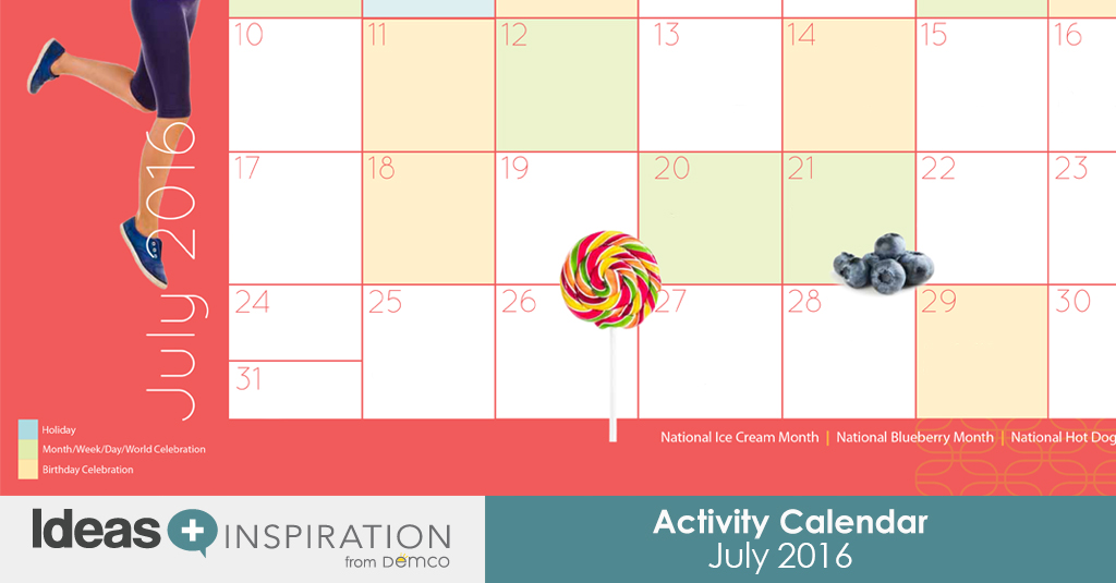 July Activities for Schools & Libraries