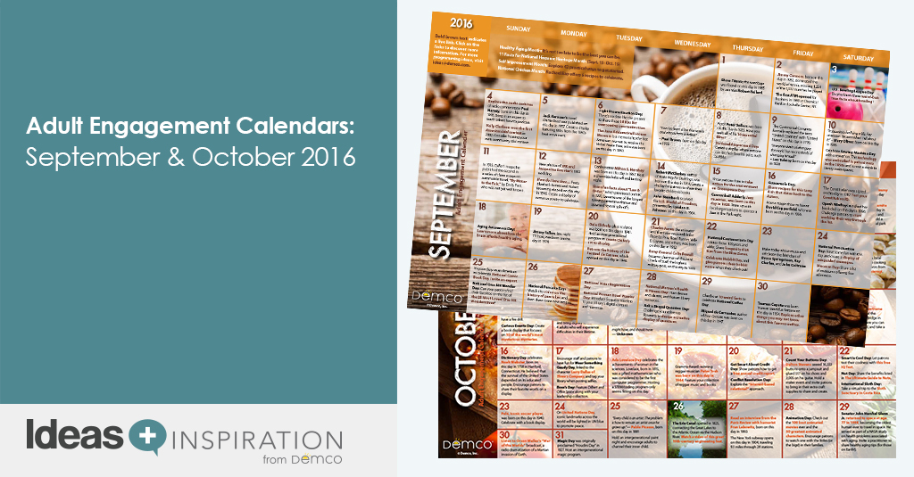 Adult Library Programs: September & October 2016