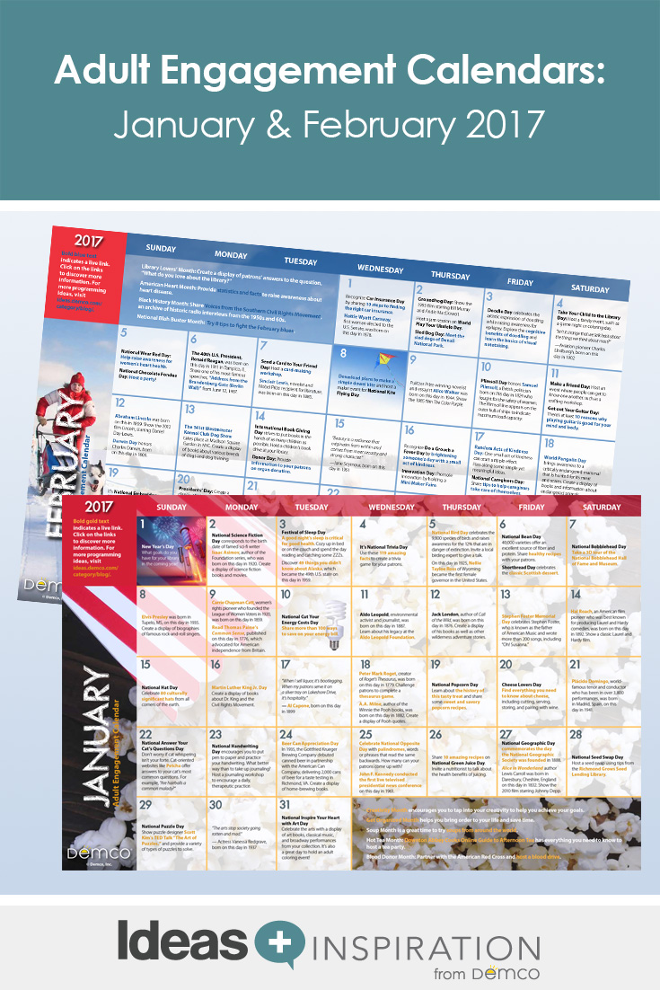 Adult Library Programs: January/February 2017