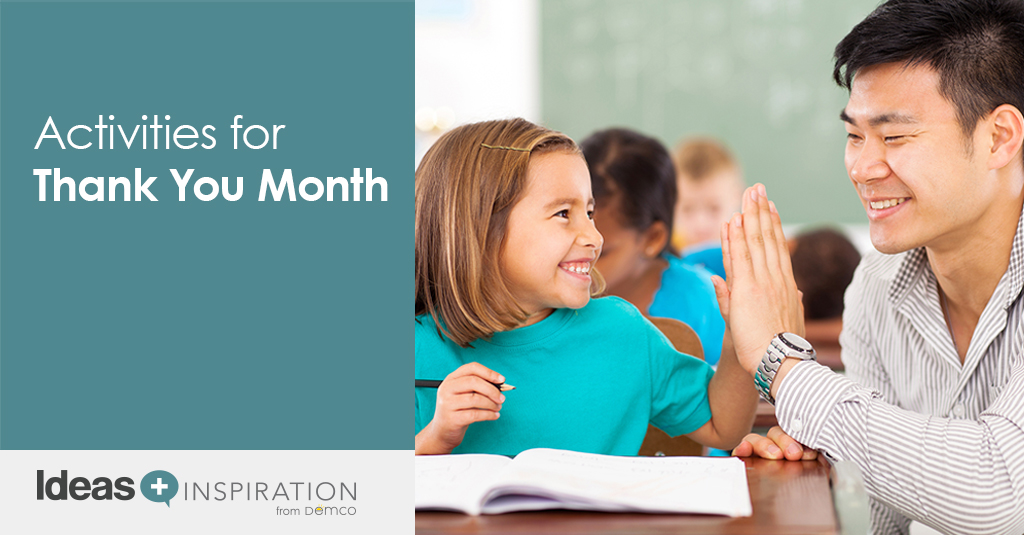 Activities for National Thank You Month in January