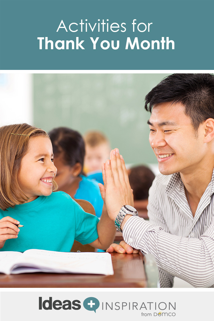 Activities for National Thank You Month in January