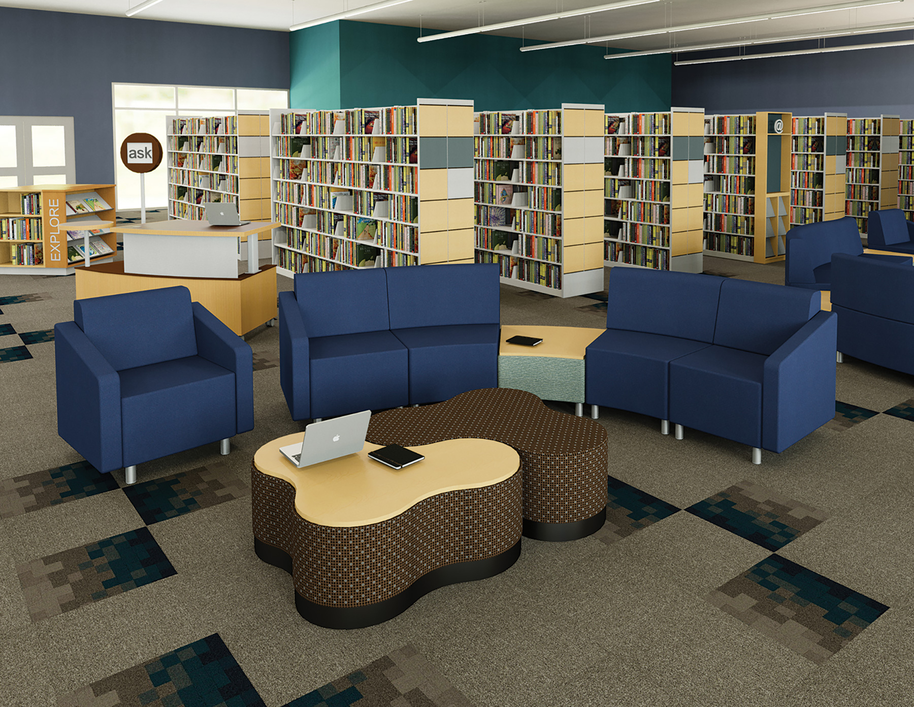 Library Furniture Trends – Seating With a Purpose Idea Gallery