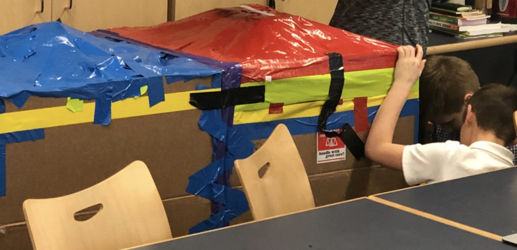 Cardboard Projects Makedo™ Tools: A Favorite for Makerspace Students