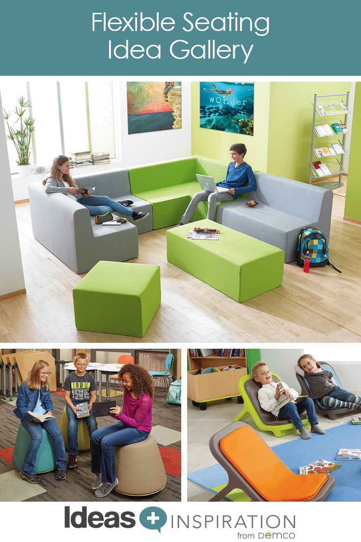Flexible Seating Ideas Gallery: Versatile Classroom or Library Seating
