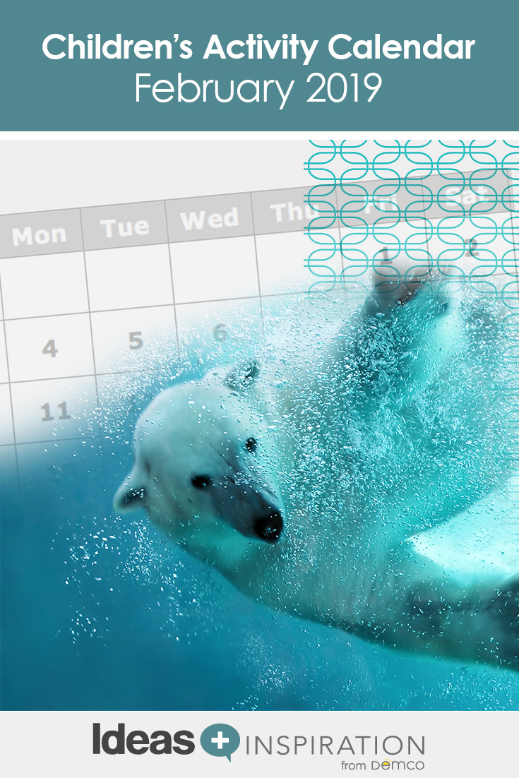 Children's Activity Calendar — February 2019