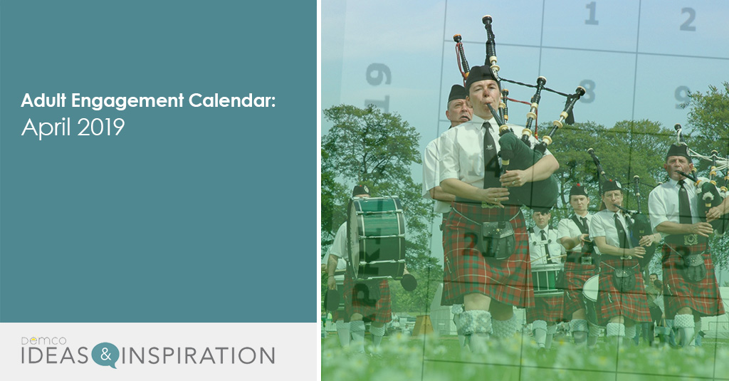 Adult Programming Ideas Calendar for Your Library: April 2019