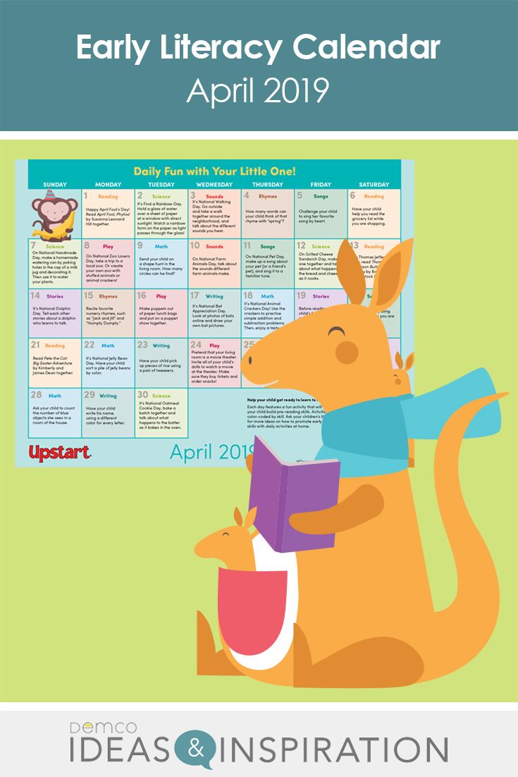 Early Literacy Activities — April 2019: Crafts, Celebrations, Books ...
