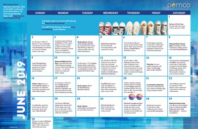 Teen Library Program Ideas Calendar — June 2019