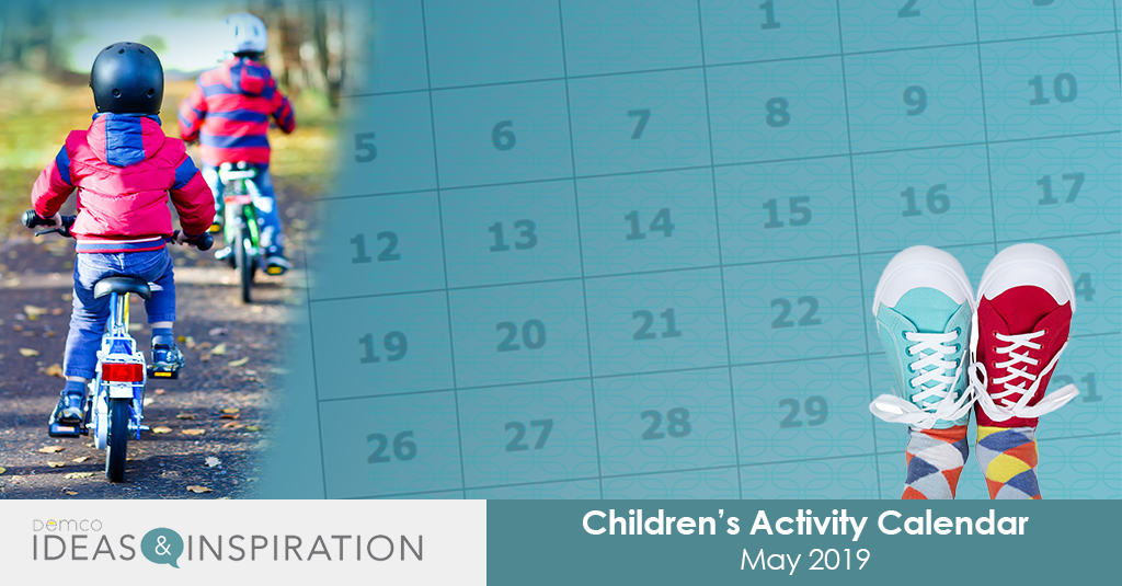 Children's Activity Calendar — May 2019: Fun Crafts, Books, & Activities!