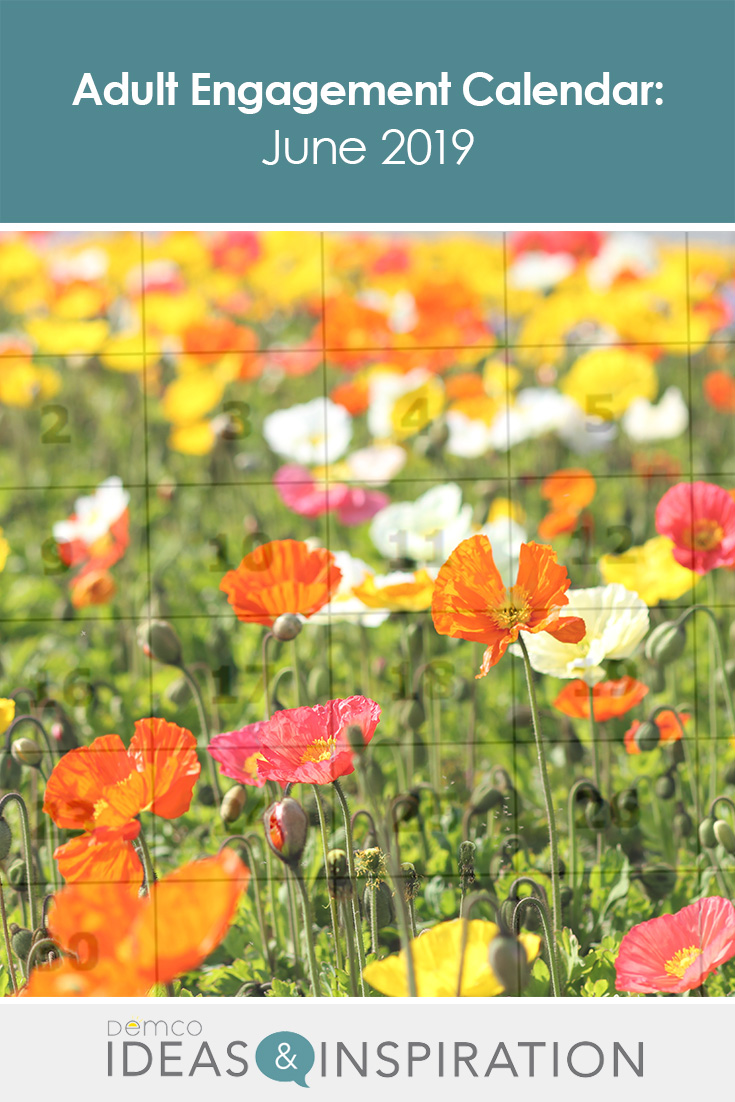 Adult Library Program Ideas Calendar — June 2019