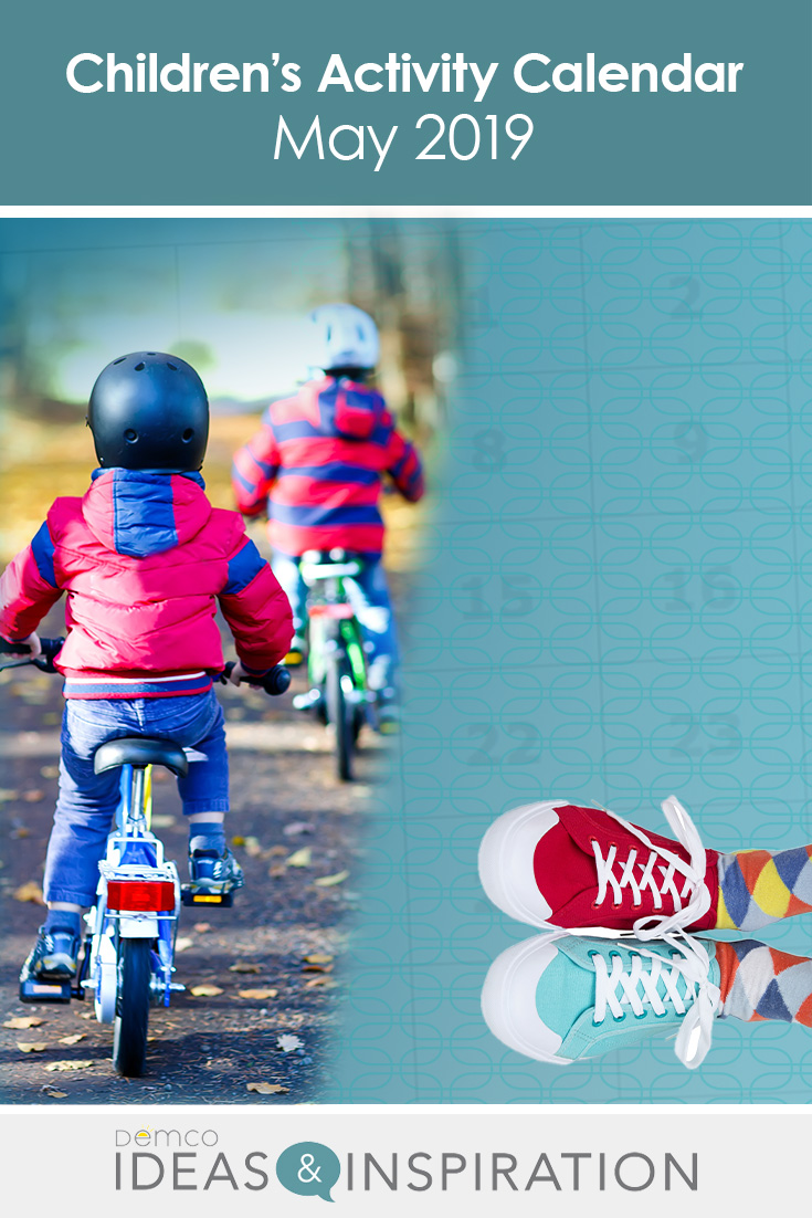 Children's Activity Calendar — May 2019: Fun Crafts, Books, & Activities!
