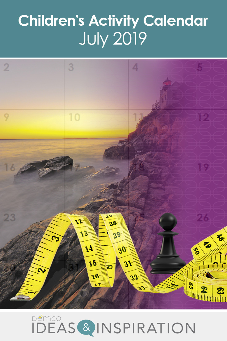 Children's Activity Calendar for Your Library: July 2019