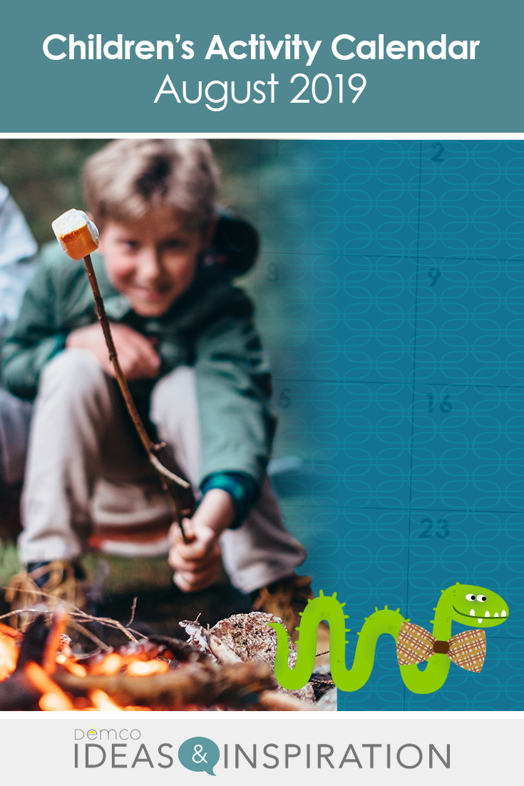 Children’s Activity Calendar for Your Library: August 2019