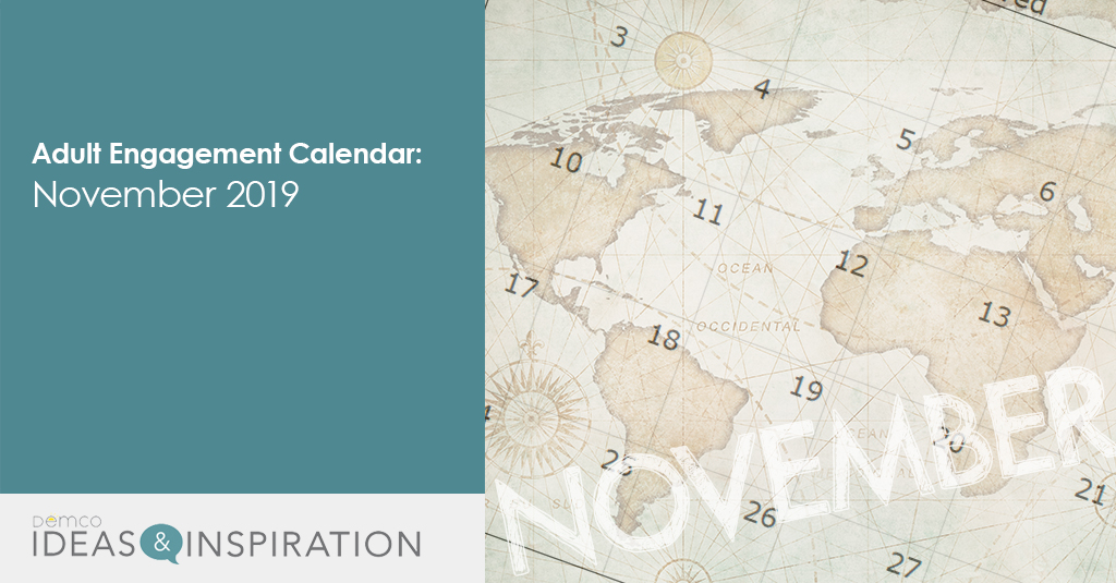 Adult Programming Activity Calendar: November 2019