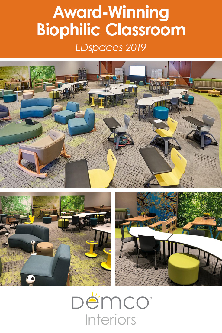 Award-Winning EDspaces Classroom Using Biophilic Design