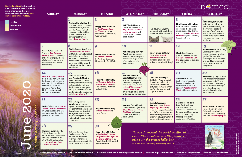 Activity Calendar Archives - Ideas & Inspiration from Demco