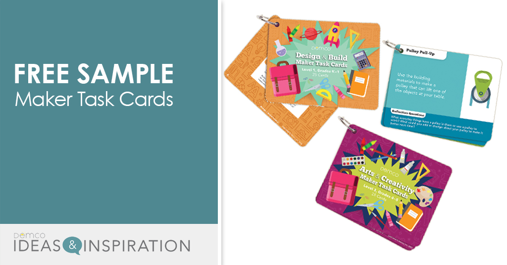 Free Sample: Demco Maker Task Cards - Ideas & Inspiration from Demco