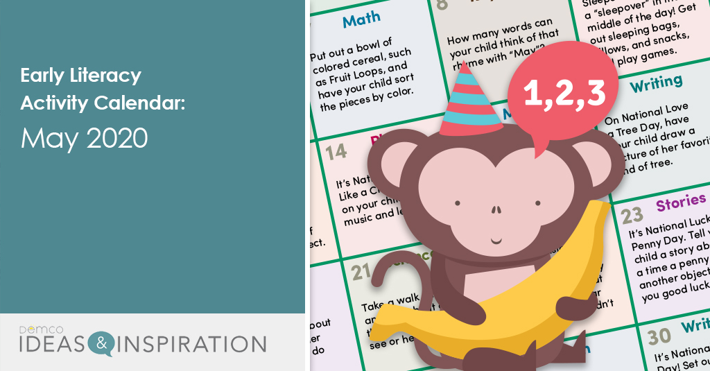 Early Literacy Activities — May 2020: Activities, Projects, Books, and ...