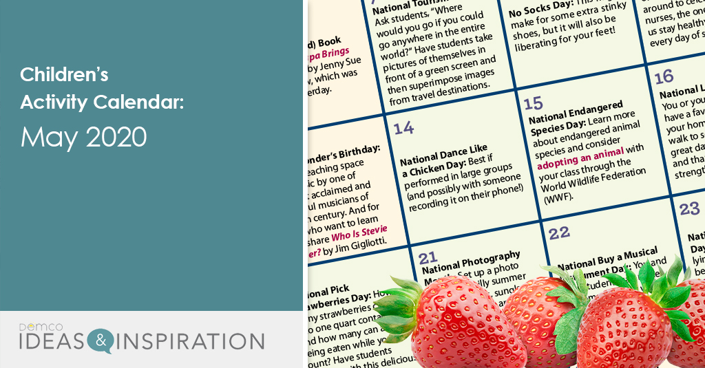 Children's Programming Activity Calendar: May 2020