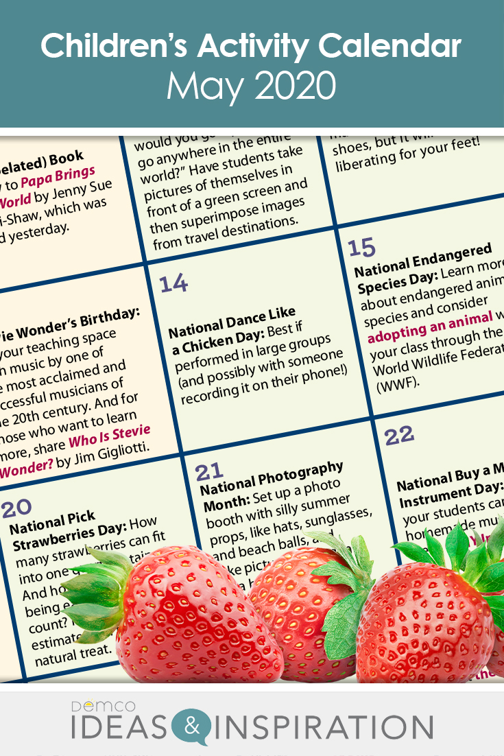 Children's Programming Activity Calendar: May 2020