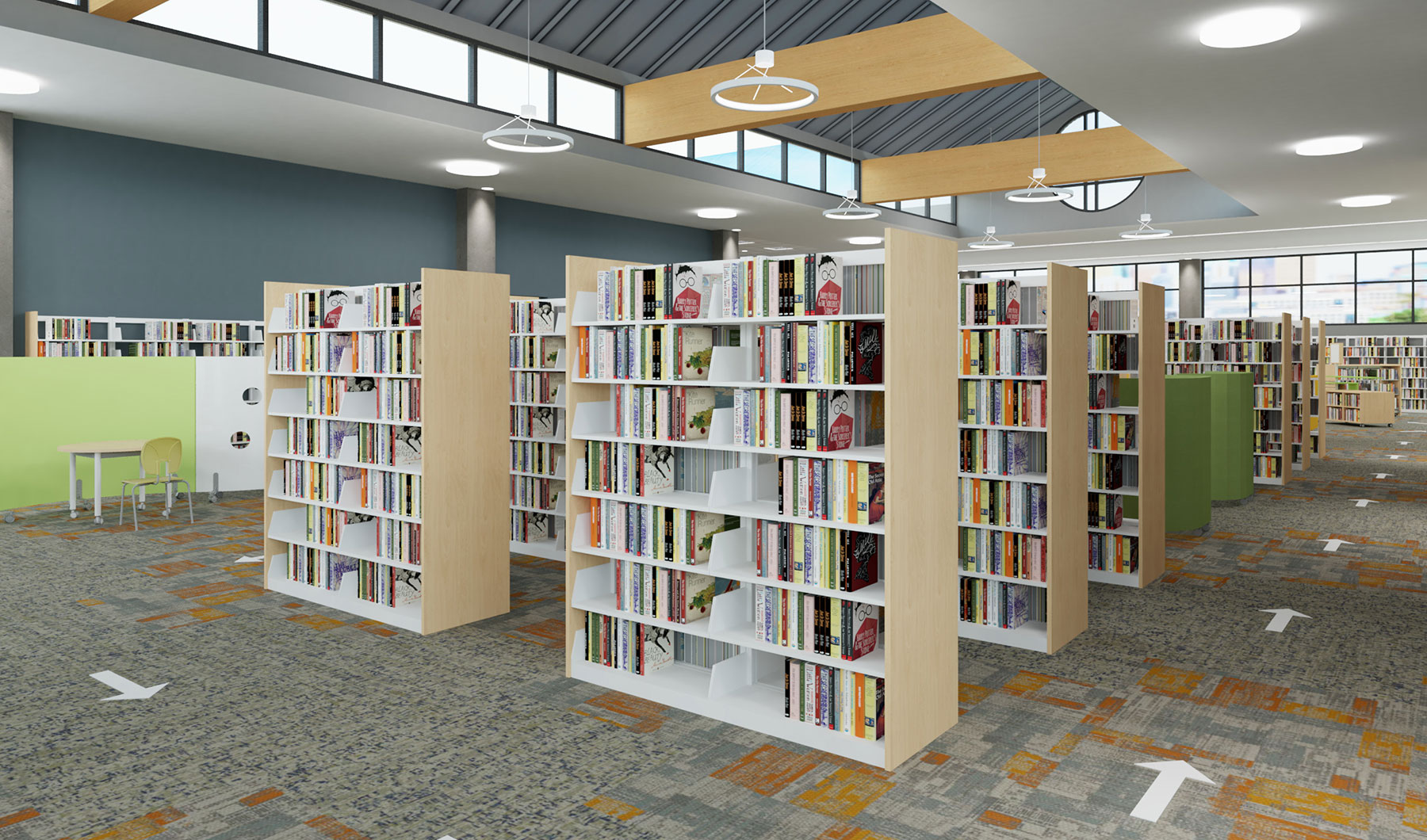 Idea Gallery: Public Library Designed for Social Distancing