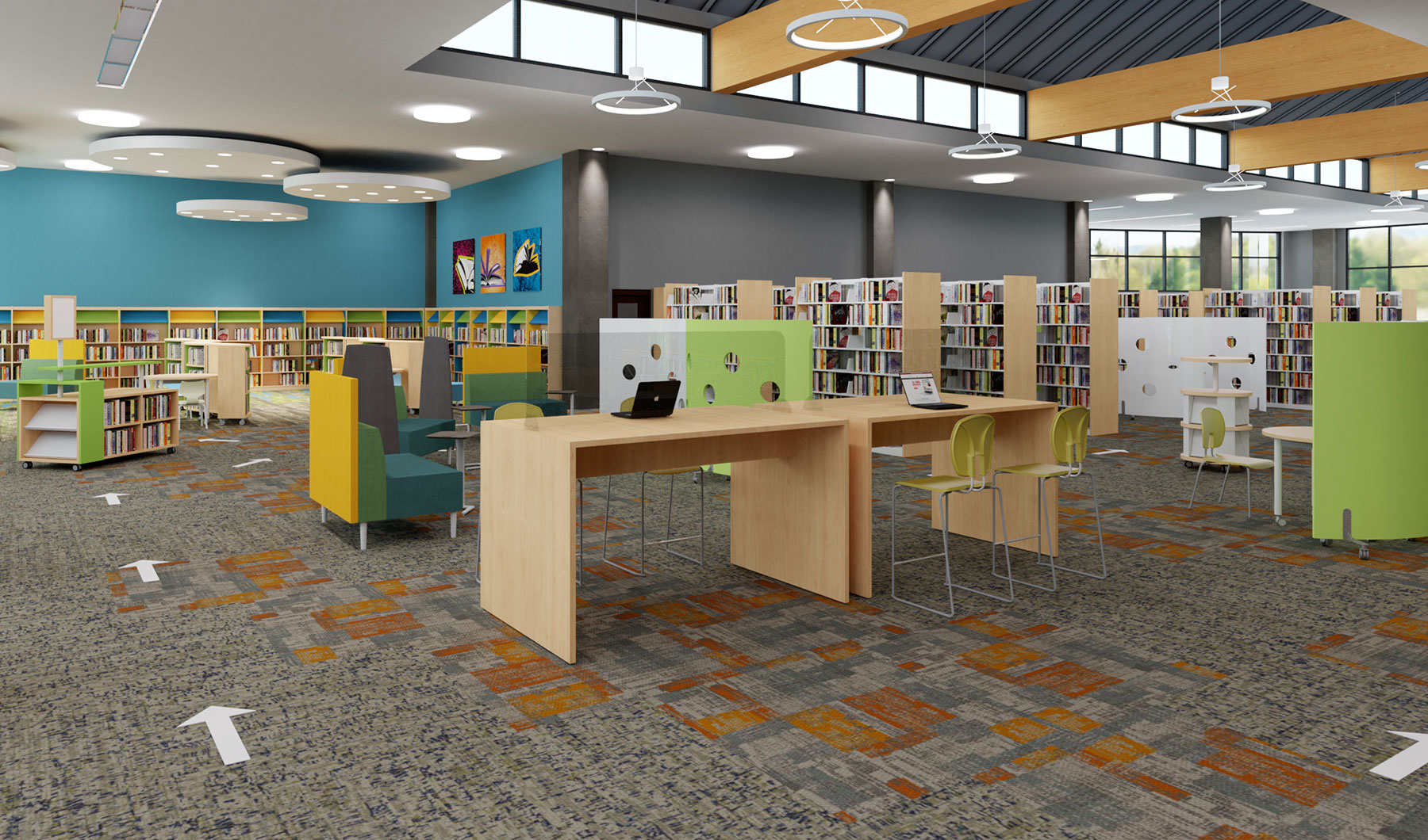 Idea Gallery: Public Library Designed for Social Distancing