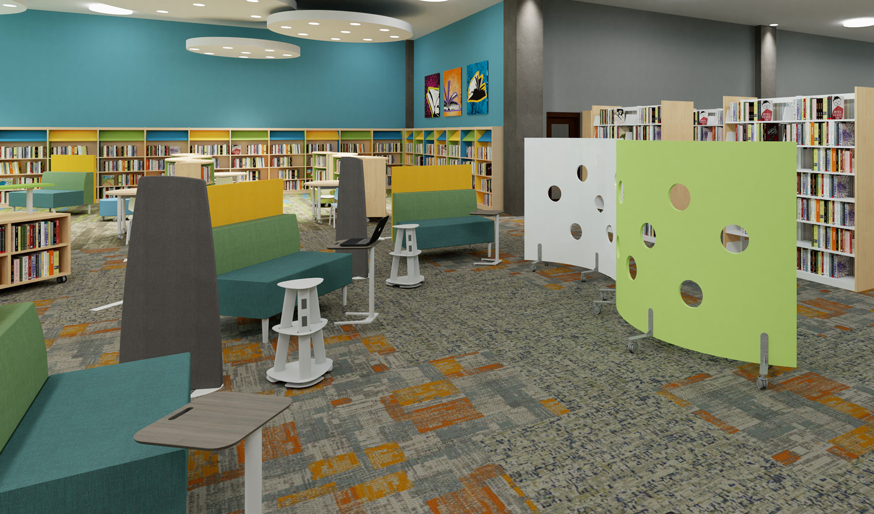 Idea Gallery: Public Library Designed for Social Distancing