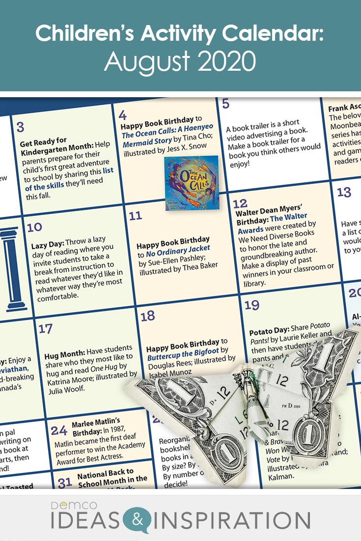 Children’s Programming Activity Calendar: August 2020