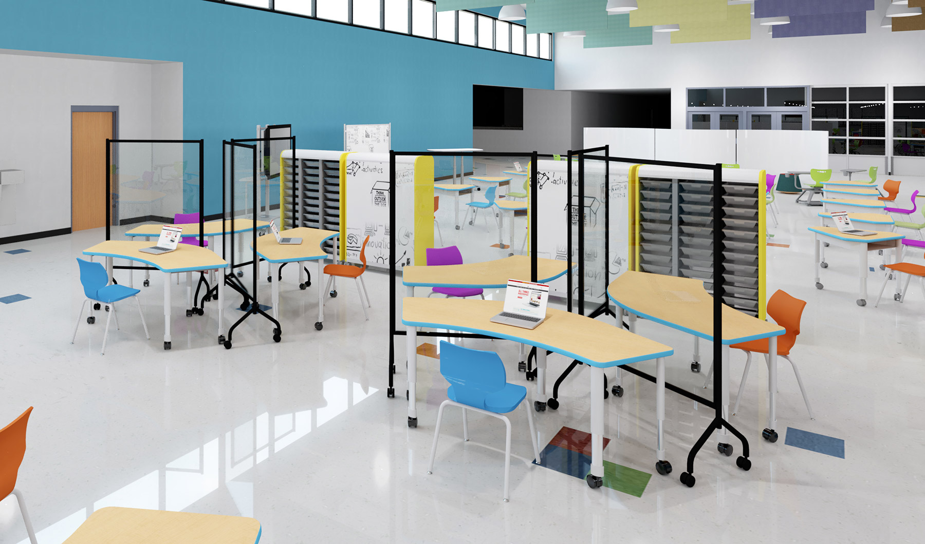 School Spaces Designed for Social Distancing - Ideas and Inspiration
