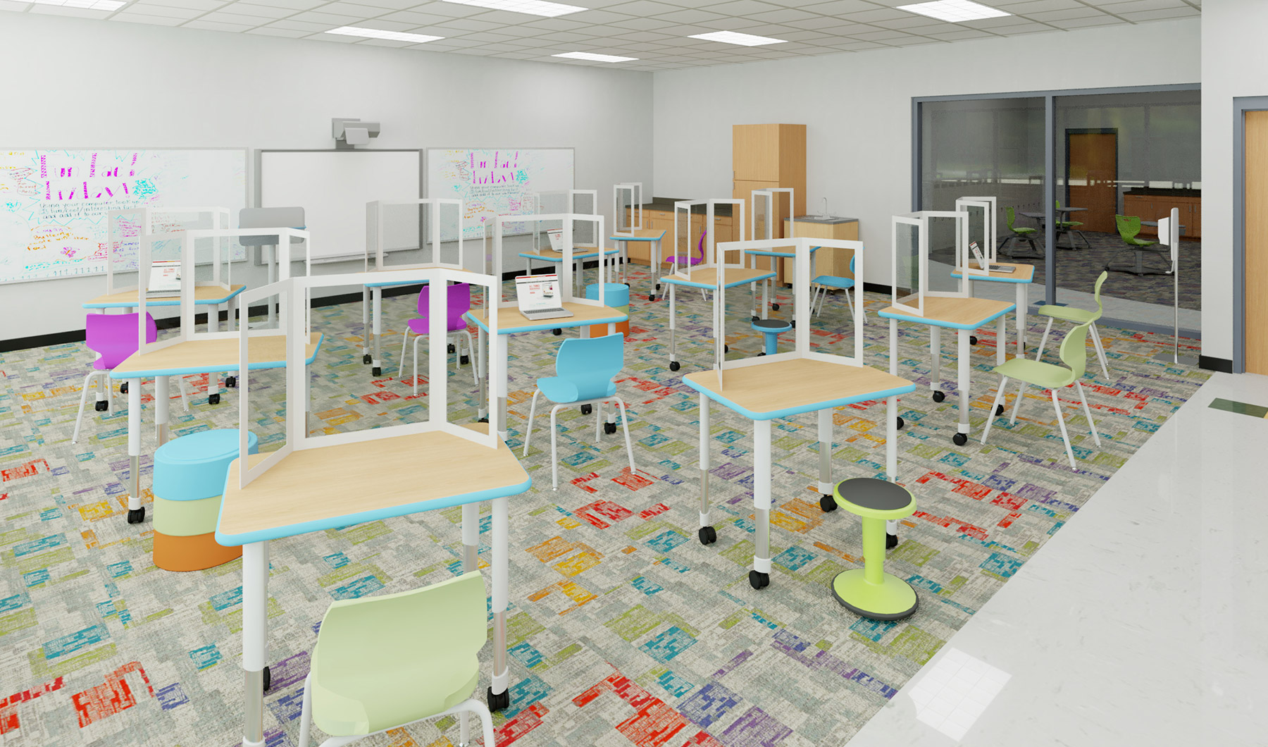 School Spaces Designed for Social Distancing - Ideas and Inspiration