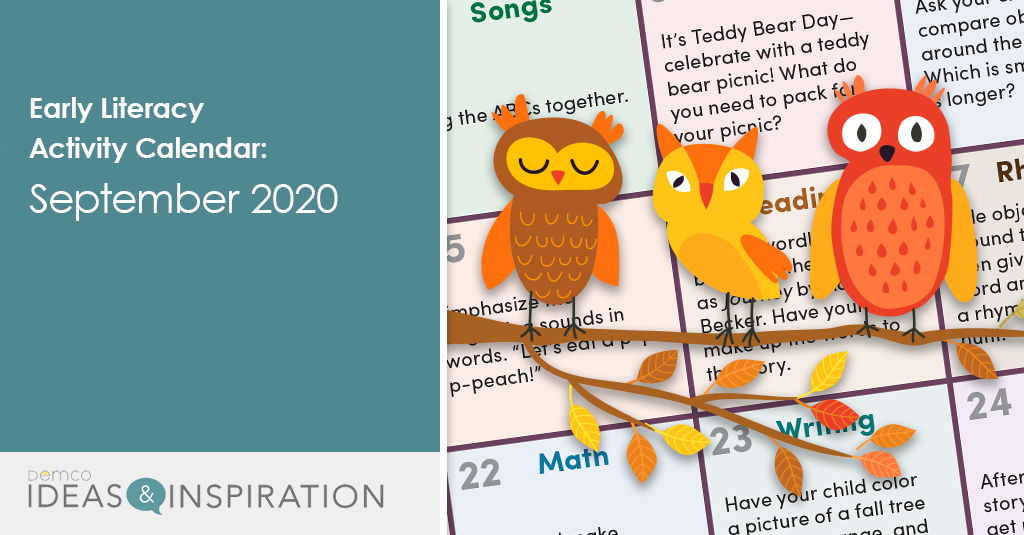 Early Literacy Activities — September 2020: Activities, Projects, and More!