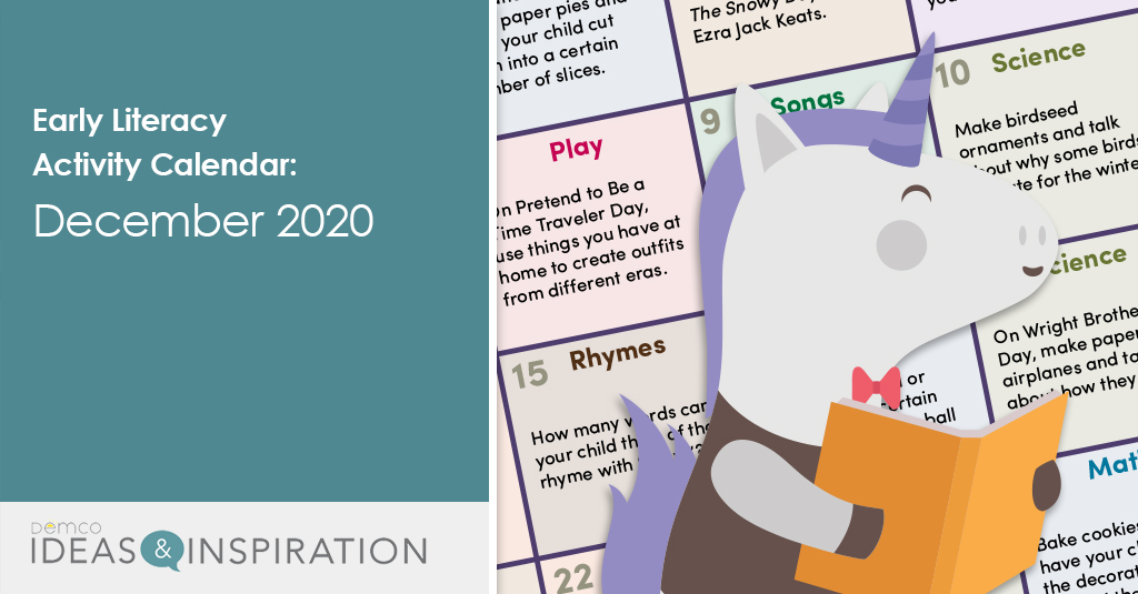 Early Literacy Activities — December 2020: Activities, Books, and More!