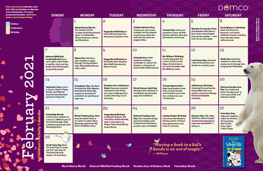Activity Calendar Archives - Ideas & Inspiration from Demco