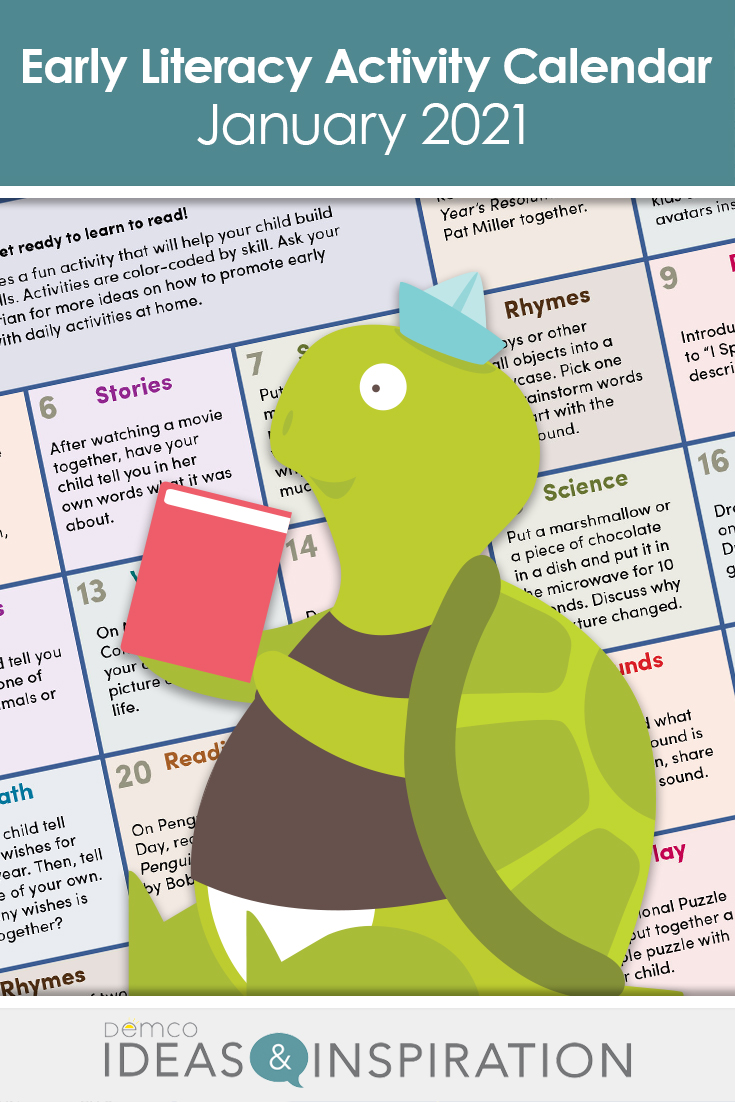 Early Literacy Activities — January 2021: Activities, Books, and More!