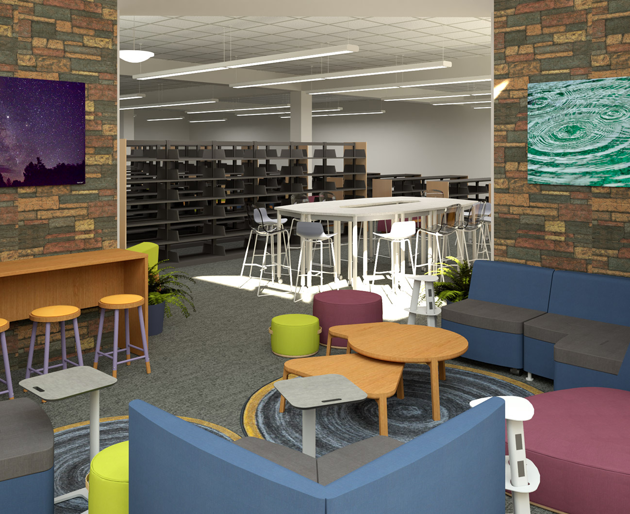 Sun Prairie Public Library Teen Space — Demco Idea Gallery