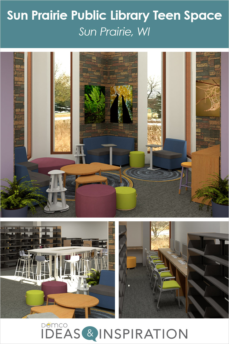 Sun Prairie Public Library Teen Space — Demco Idea Gallery