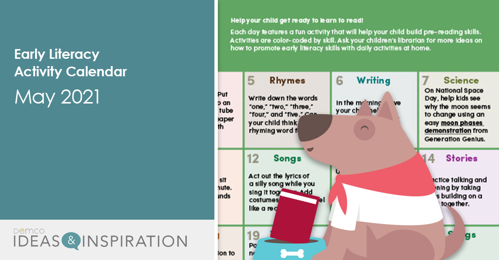 Early Literacy Activities — May 2021: Activities, Books, and More!