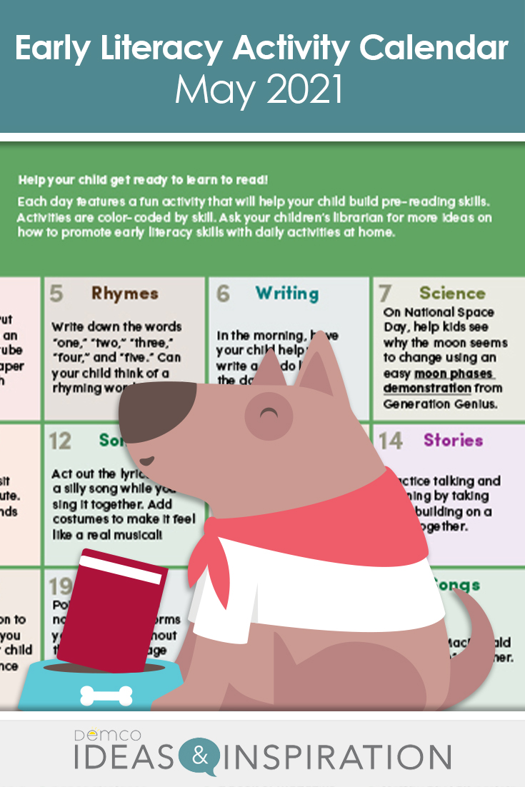 Early Literacy Activities — May 2021: Activities, Books, and More!