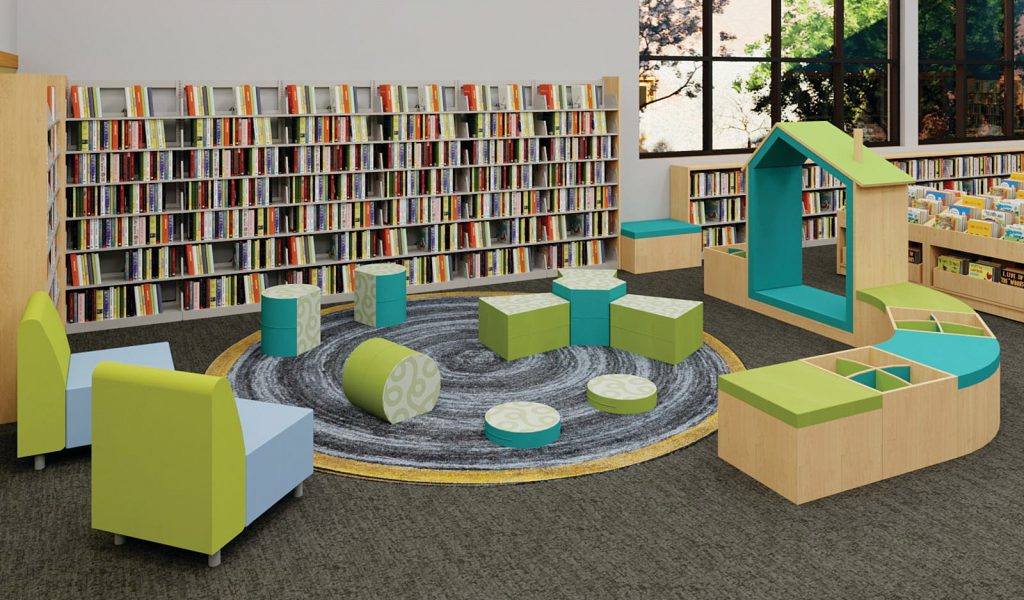 Sit Spots in the Public Library — A Flexible Solution for Many Needs