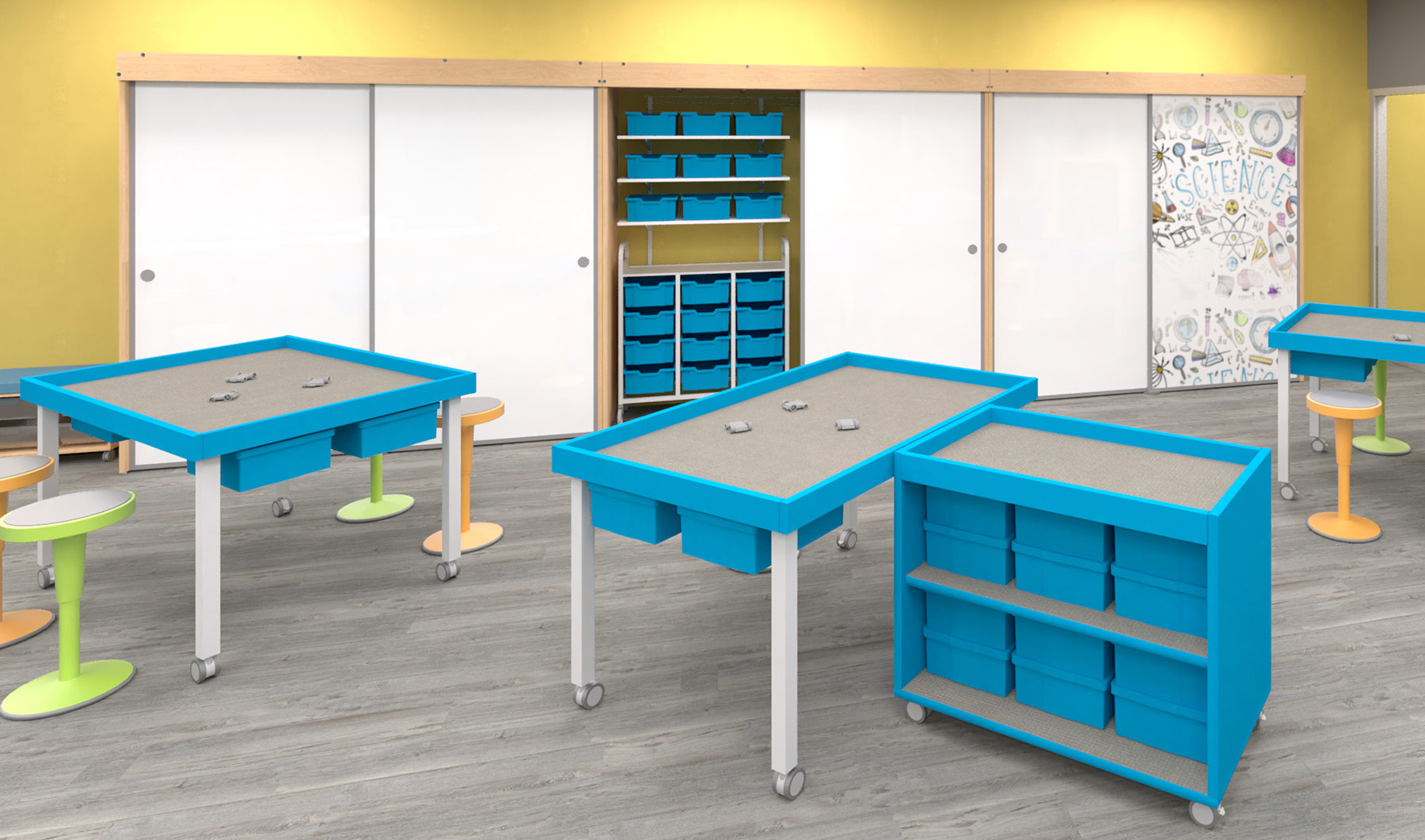 Making storage space for maker education