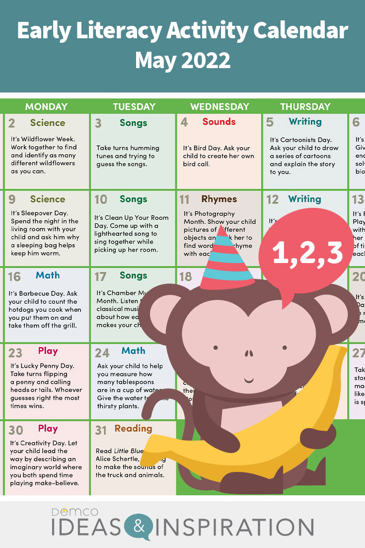 Early Literacy Activities — May 2022: Activities, Books, and More!