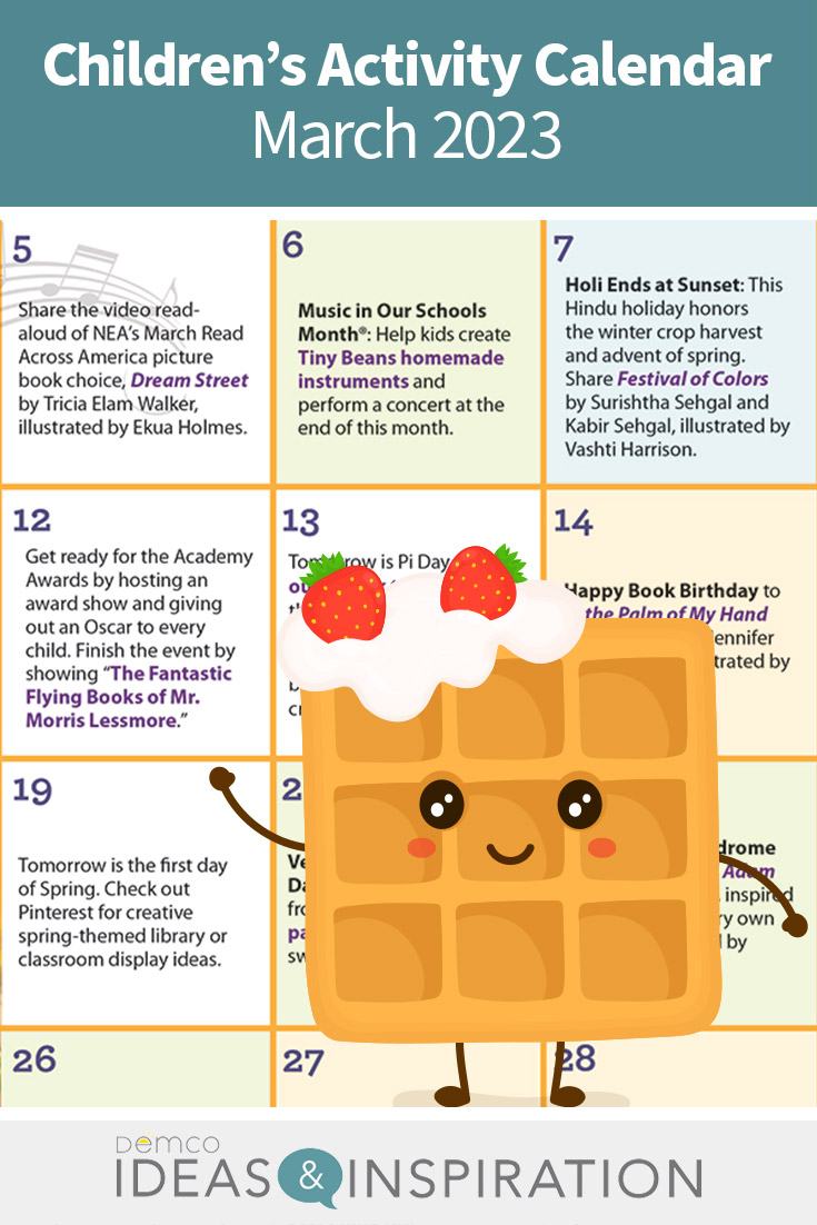 Children’s Activity Calendar: March 2023
