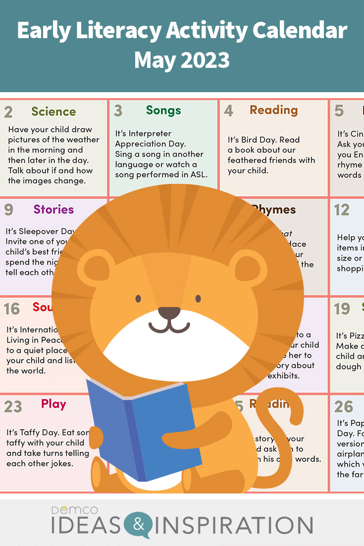 Early Literacy Activities — May 2023: Activities, Books, and More!