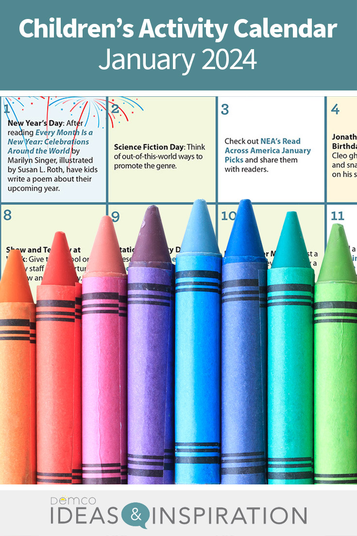 Children’s Activity Calendar: January 2024