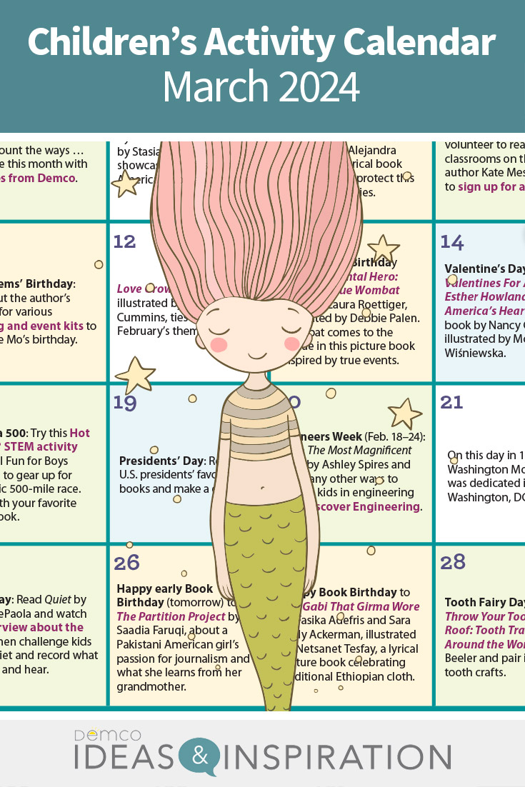 Children’s Activity Calendar: March 2024