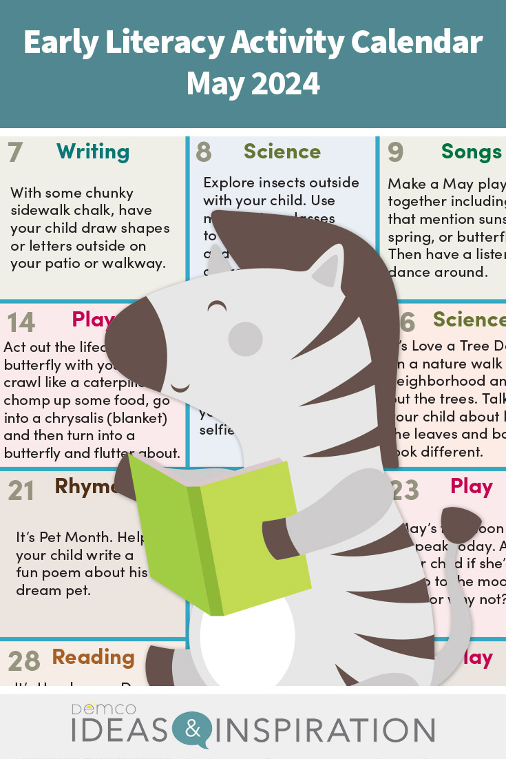 Early Literacy Activities — May 2024: Activities, Books, and More!